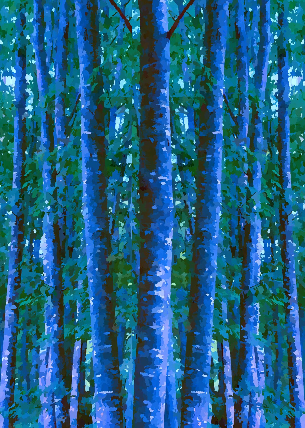 Mirkwood de Francesca Rizzi (2023): Digital Digital en Lienzo - Singulart