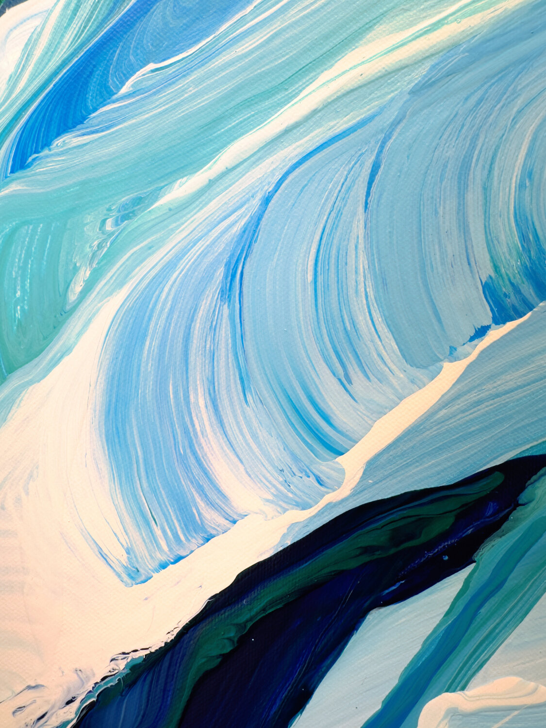 Blue in Motion by Claudia Botz (2025) : Painting Acrylic on Canvas - Singulart