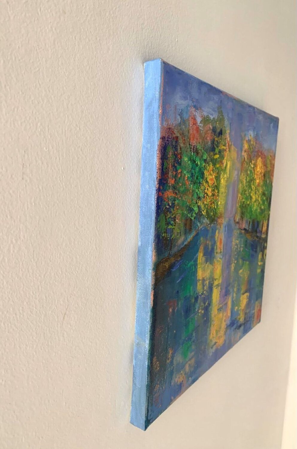 Reflections of Autumn door Olga Ben Zur (2024) : Schilderij Olie op Canvas - Singulart