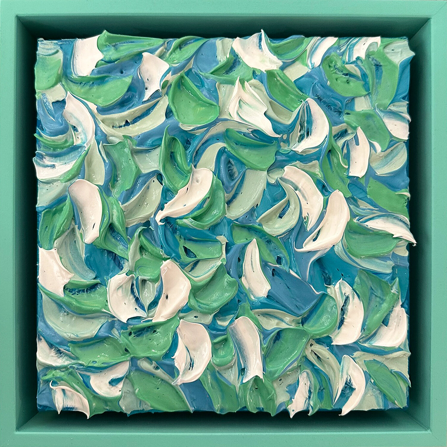 GENTIANE (EXPRESSION LIBRE 2024) by Olivier Messas (2024) : Painting Oil on Canvas - Singulart