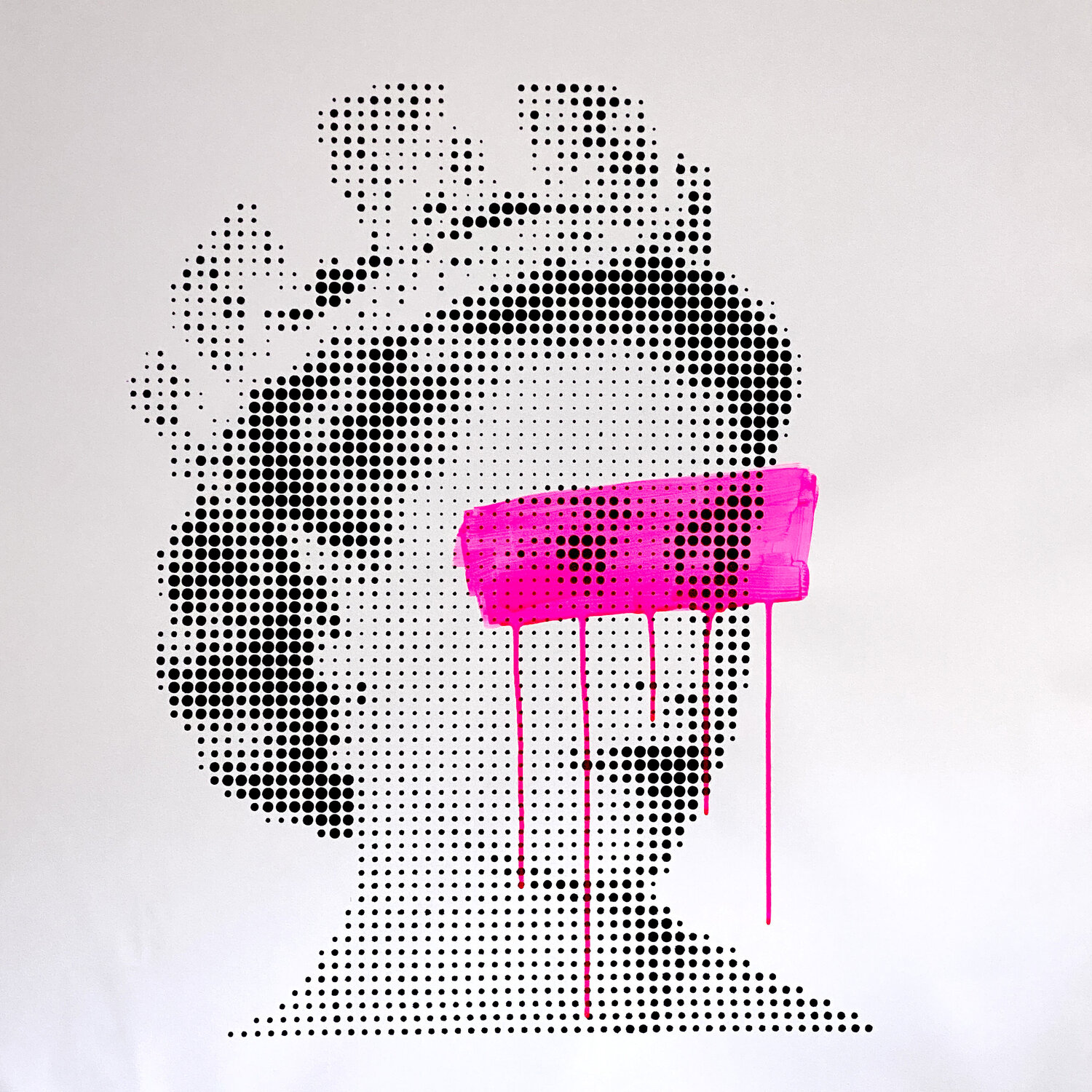 Queen Elizabeth II - Pink Neon Swoosh by Dimitri Likissas (2023 ...