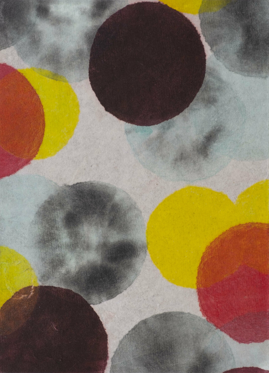 Cloud_Ikone#31 by Mi Kyung Lee (2019) : Work on Paper Wax, Watercolor ...