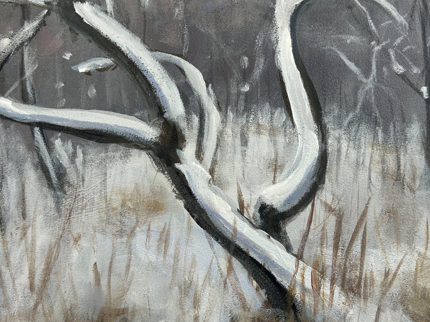 The Old Apple Tree by Stephen Remick (2025) : Painting Acrylic on Wood ...