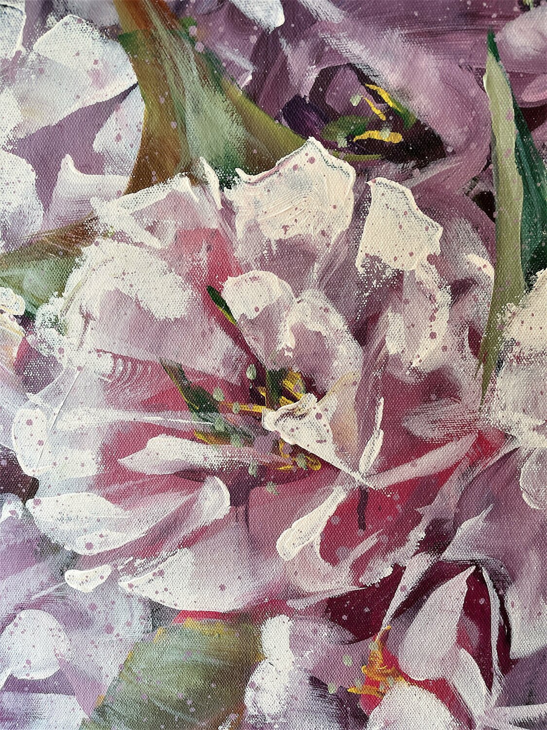 A Day Like No Other- Japanese Flowering Cherry Blossoms by HSIN LIN ART ...