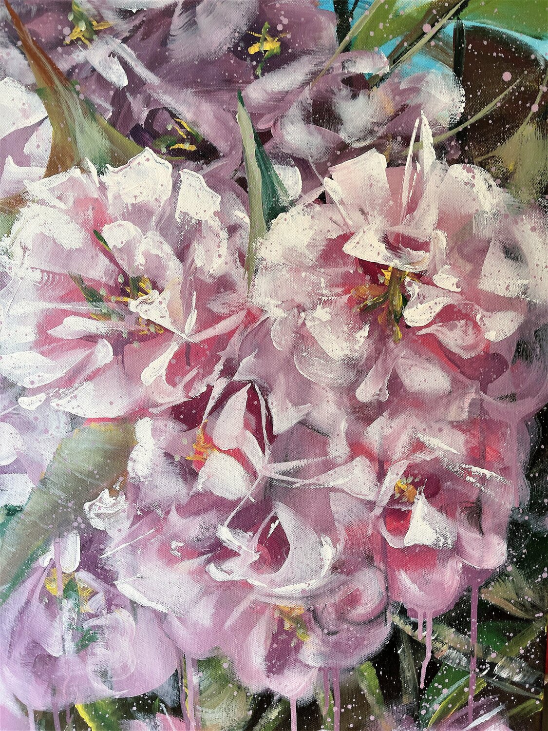 A Day Like No Other- Japanese Flowering Cherry Blossoms by HSIN LIN ART ...