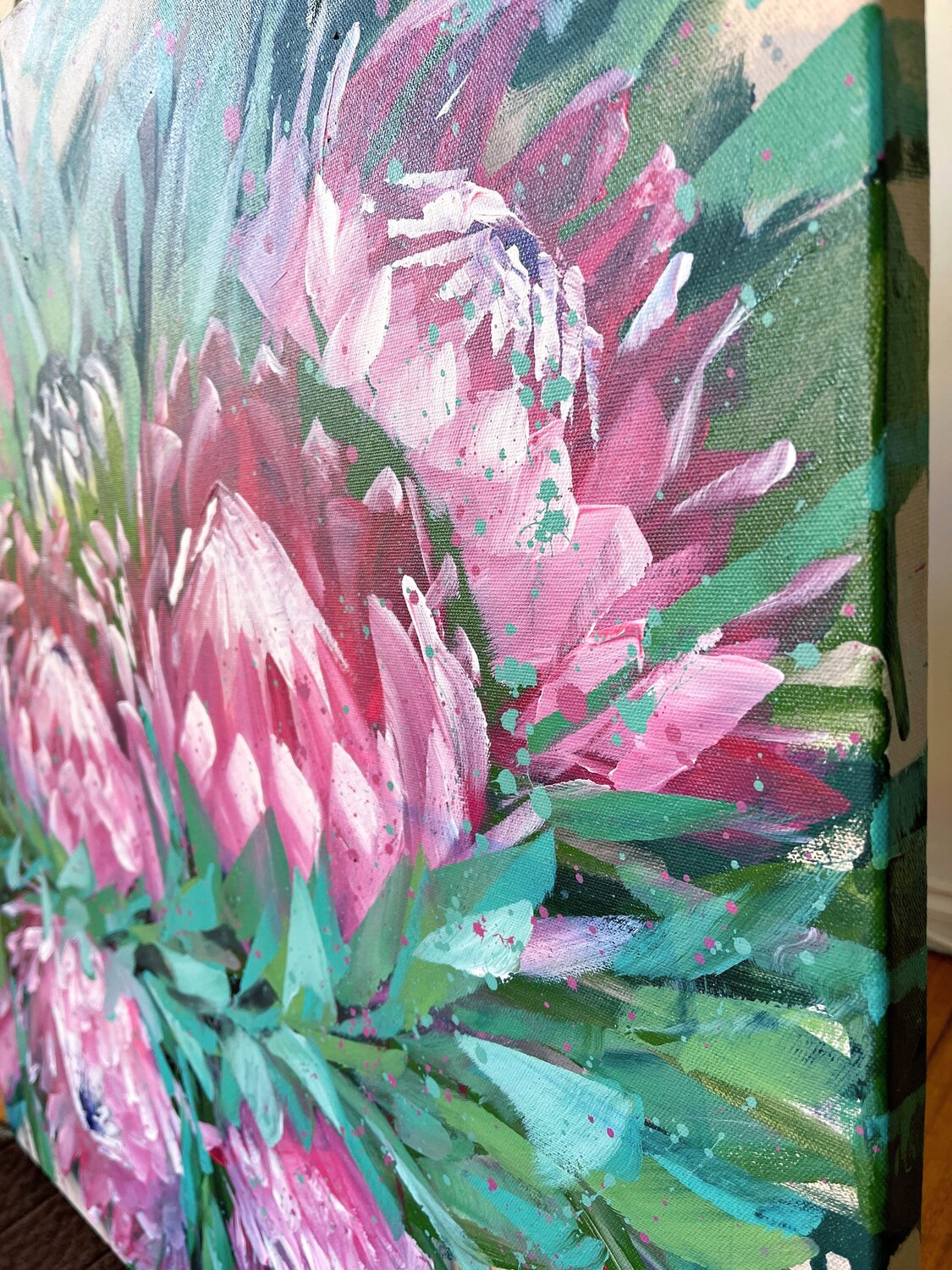 Smiling like a flower towards sunlight - Protea Frosted Fire and Niobe ...