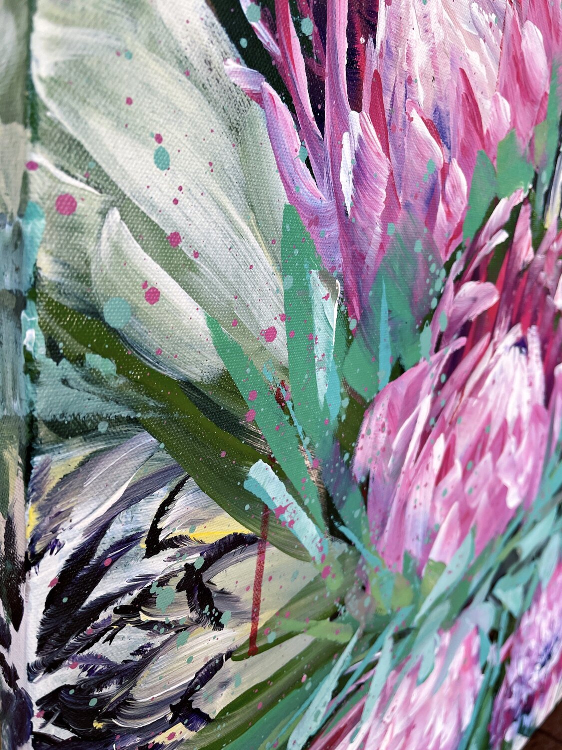 Smiling like a flower towards sunlight - Protea Frosted Fire and Niobe ...