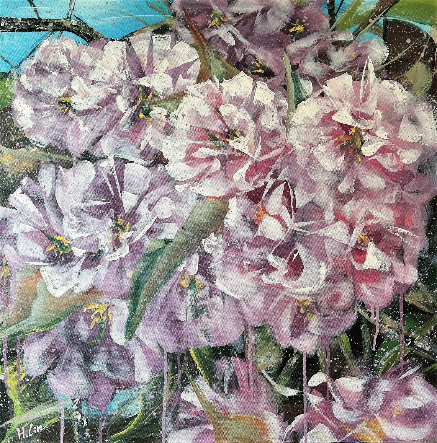 A Day Like No Other- Japanese Flowering Cherry Blossoms by HSIN LIN ART ...