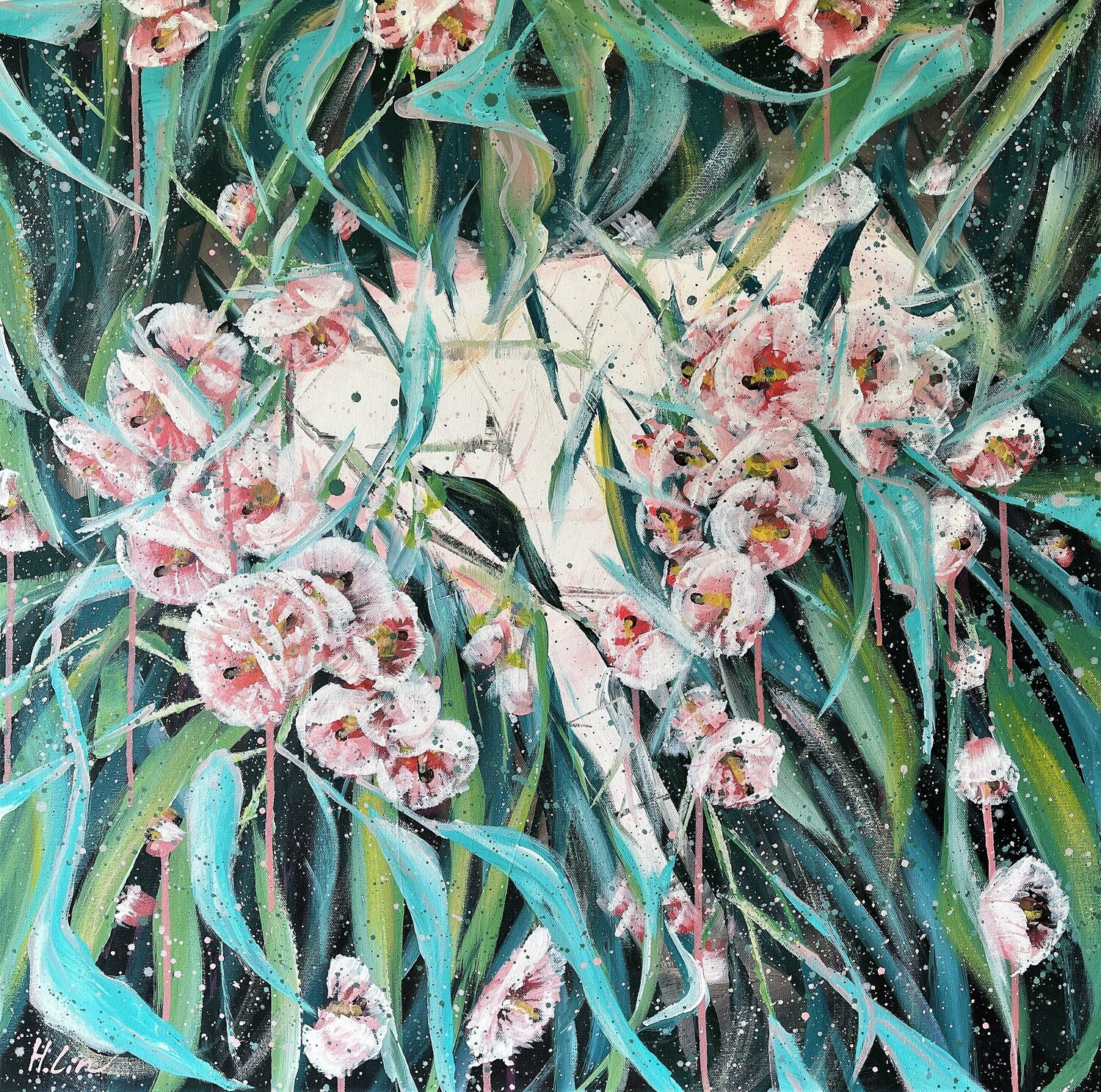 All The Wonderful Feelings - Flowering Gum by HSIN LIN ART by Lin Hsin ...