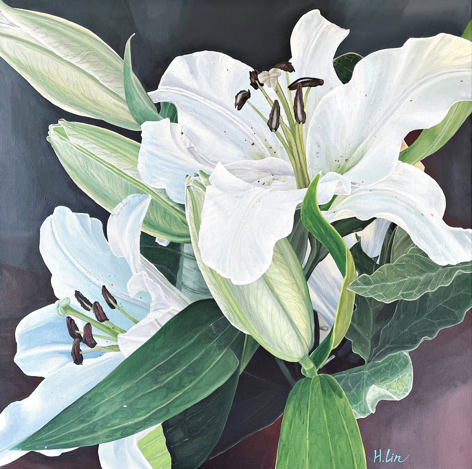 A Lifetime Companion – White Lilies - LIMITED EDITION GICLEE PRINT on ...