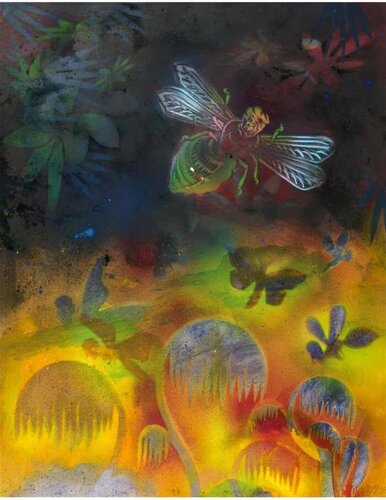 Over Seer de Mason Rader (1995): Pintura Pintura en spray - Singulart