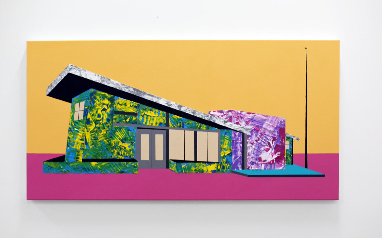 Deconstructed Architecture LT-22-03 by Lee Tal (2022) : Painting ...