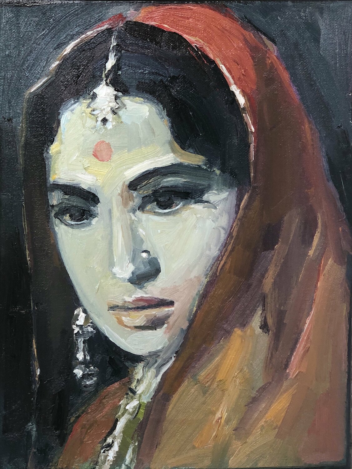 Abstract Paintings Of Indian Women
