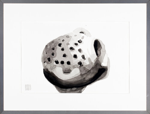 Clay Vessel, Minoan by Helen Hawley (2024) : Work on Paper Ink, Paper ...