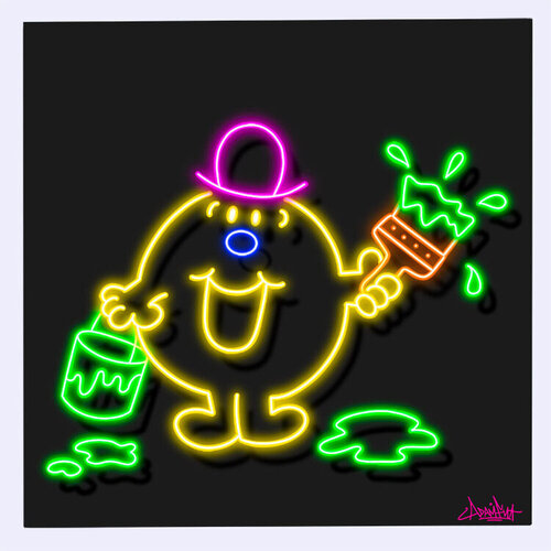 Mr. Men de Adam Fu (2021): Impresión Impresión Giclée - Singulart