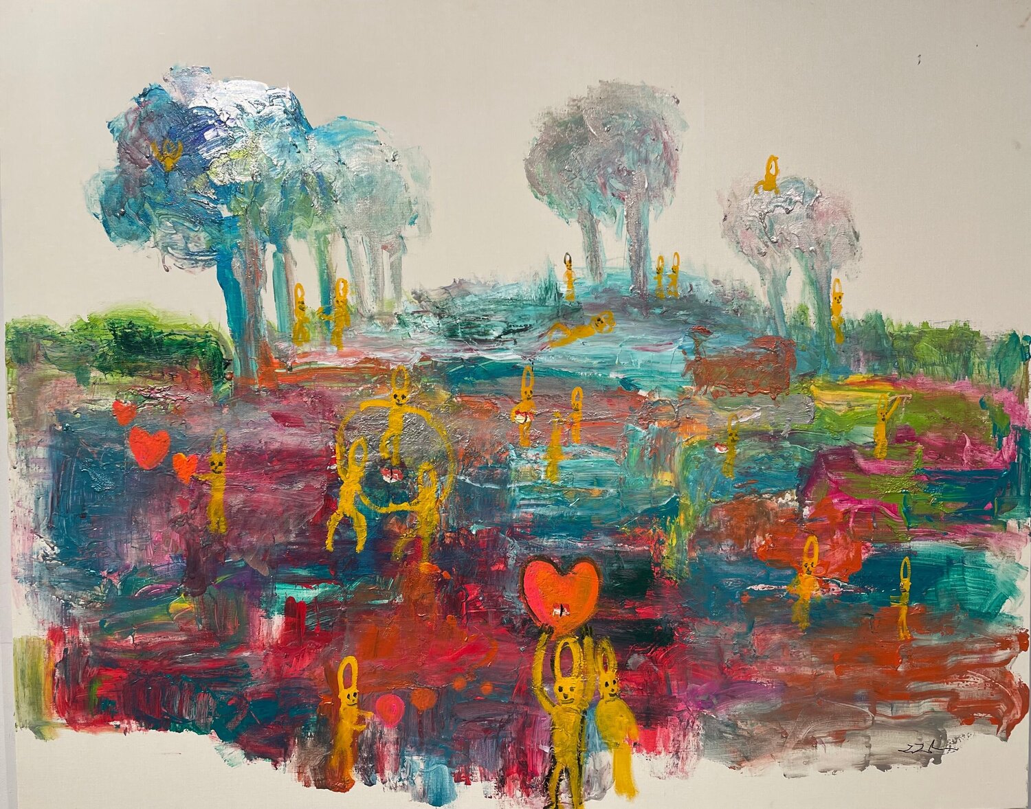 Human Sushi Picnic de Takuma Tanaka (2022): Pintura Acrílico - Singulart