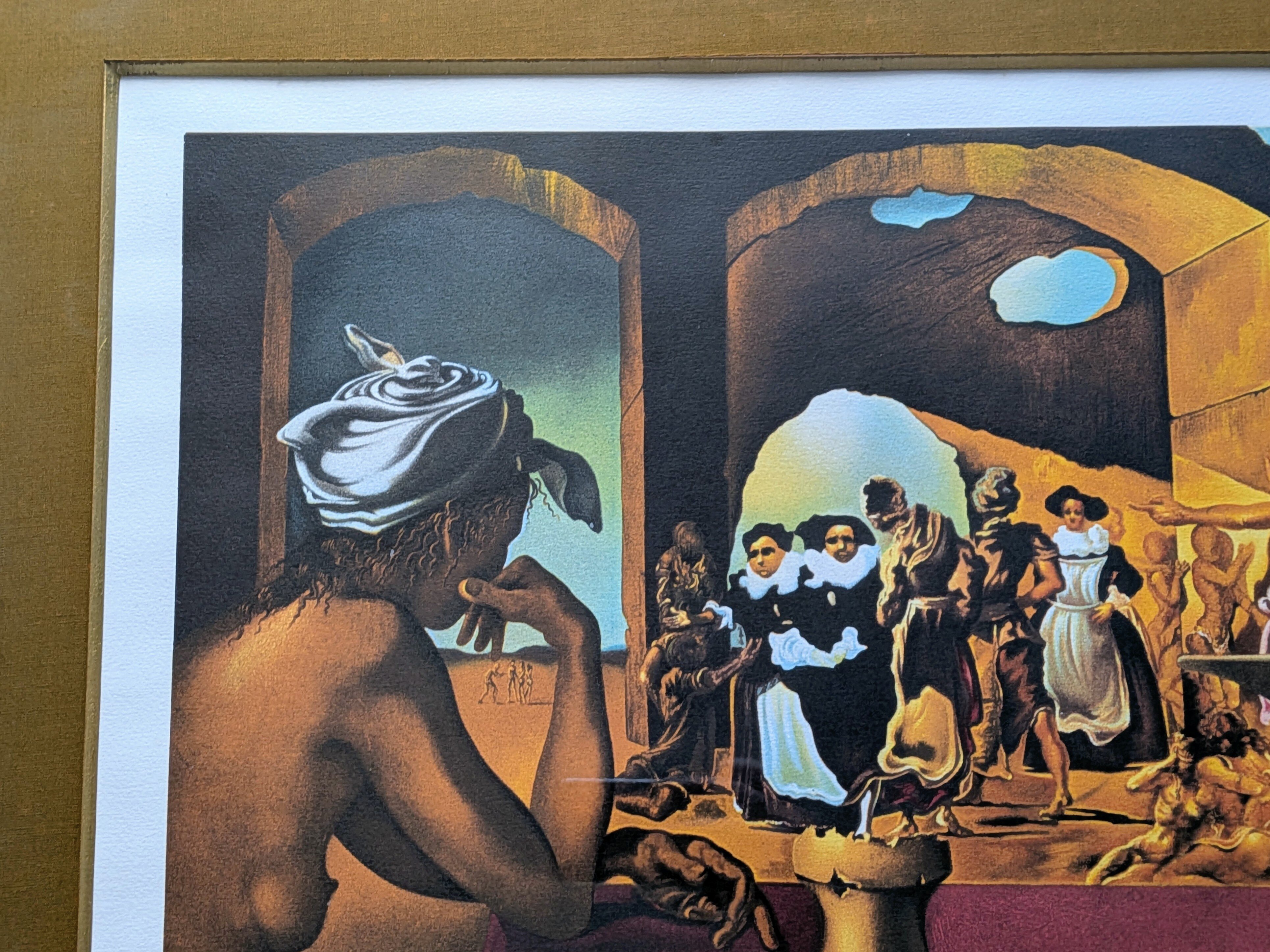 Slave Market with the Disappearing Bust of Voltaire-Hand-Signed ...