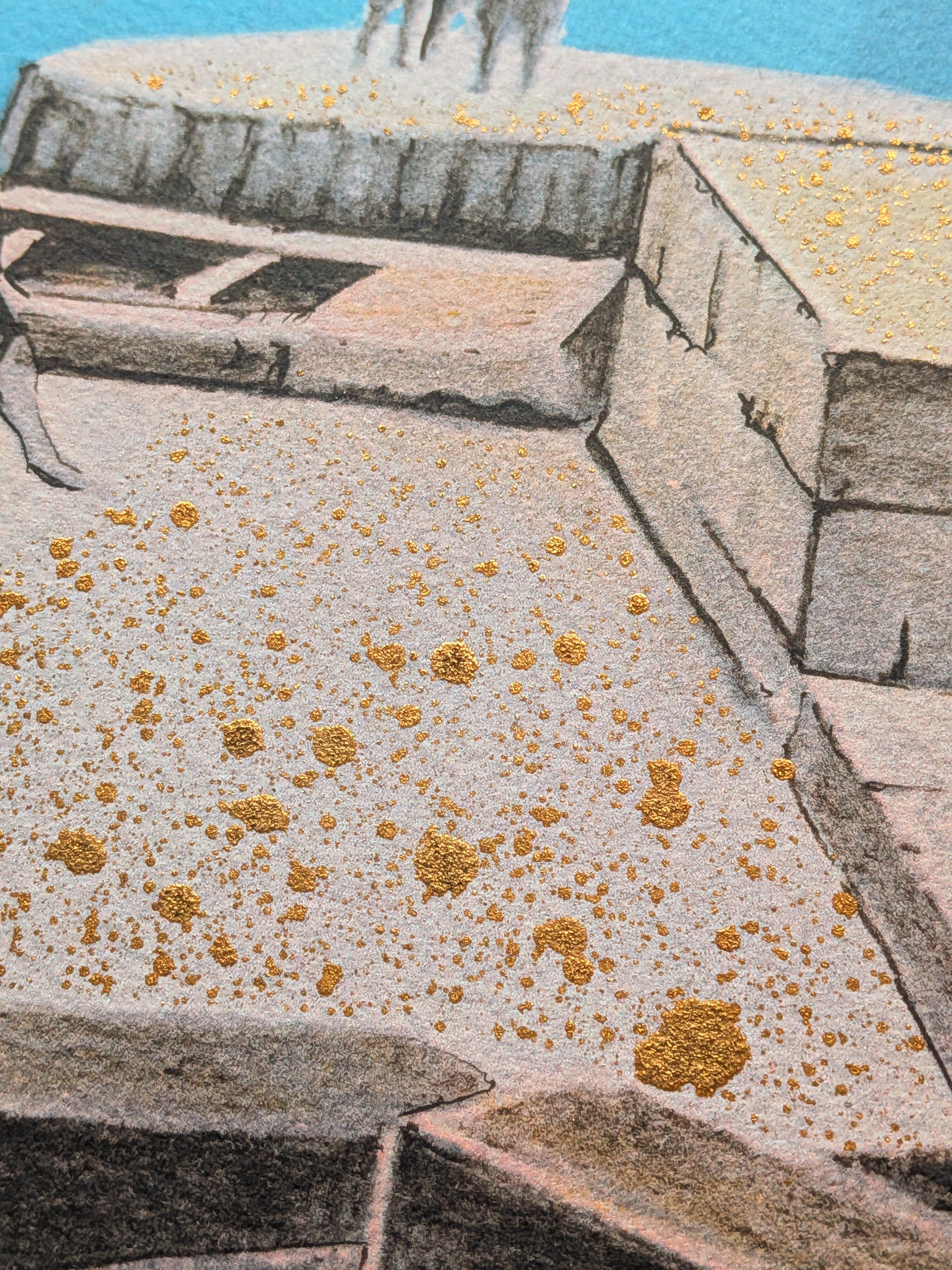 The Hand of Dali Removing the Golden Fleece-Hand-Signed Color ...