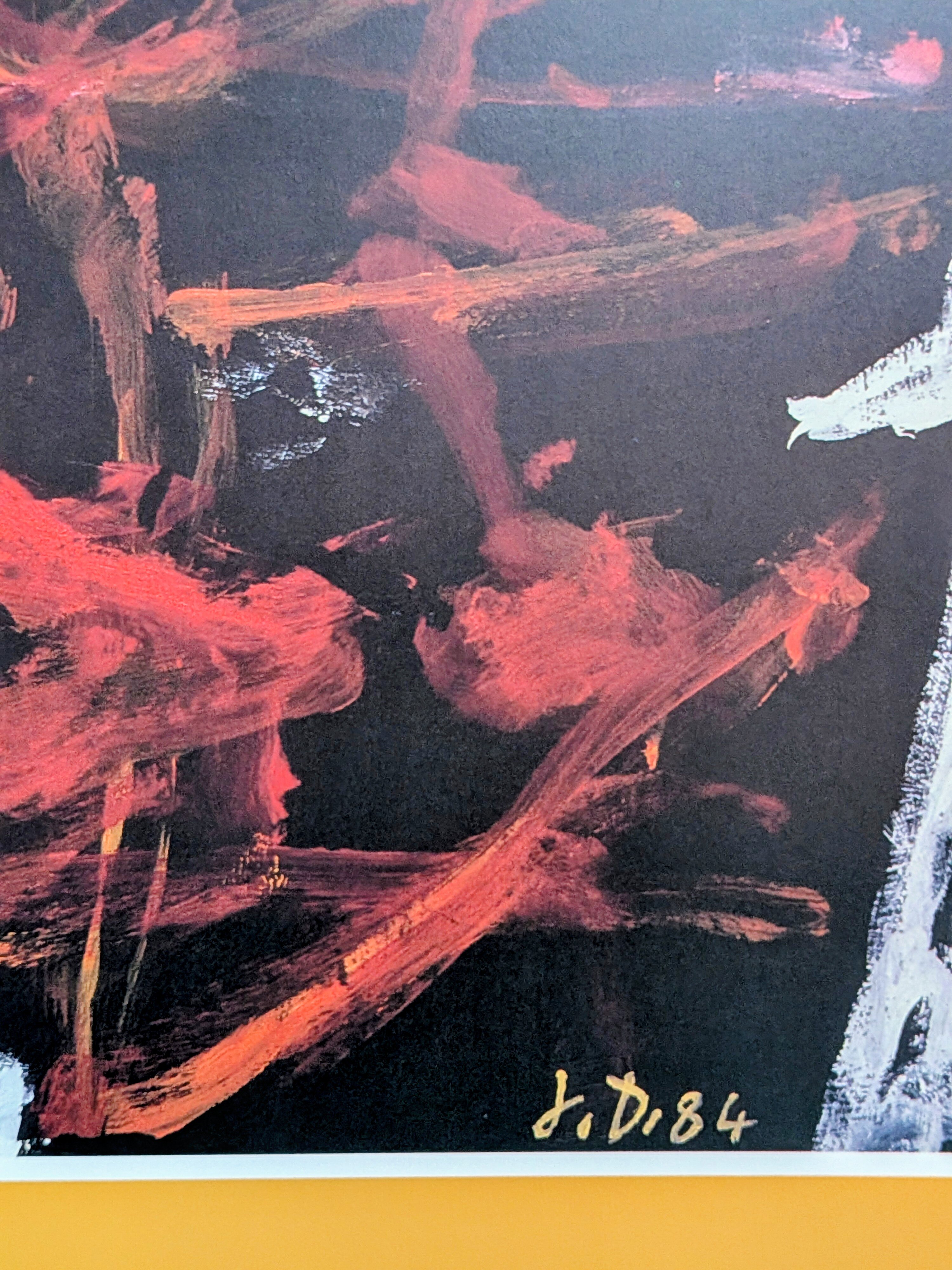 Jean Dubuffet - Vibtage original poster in offset lithograph, 1985 von ...