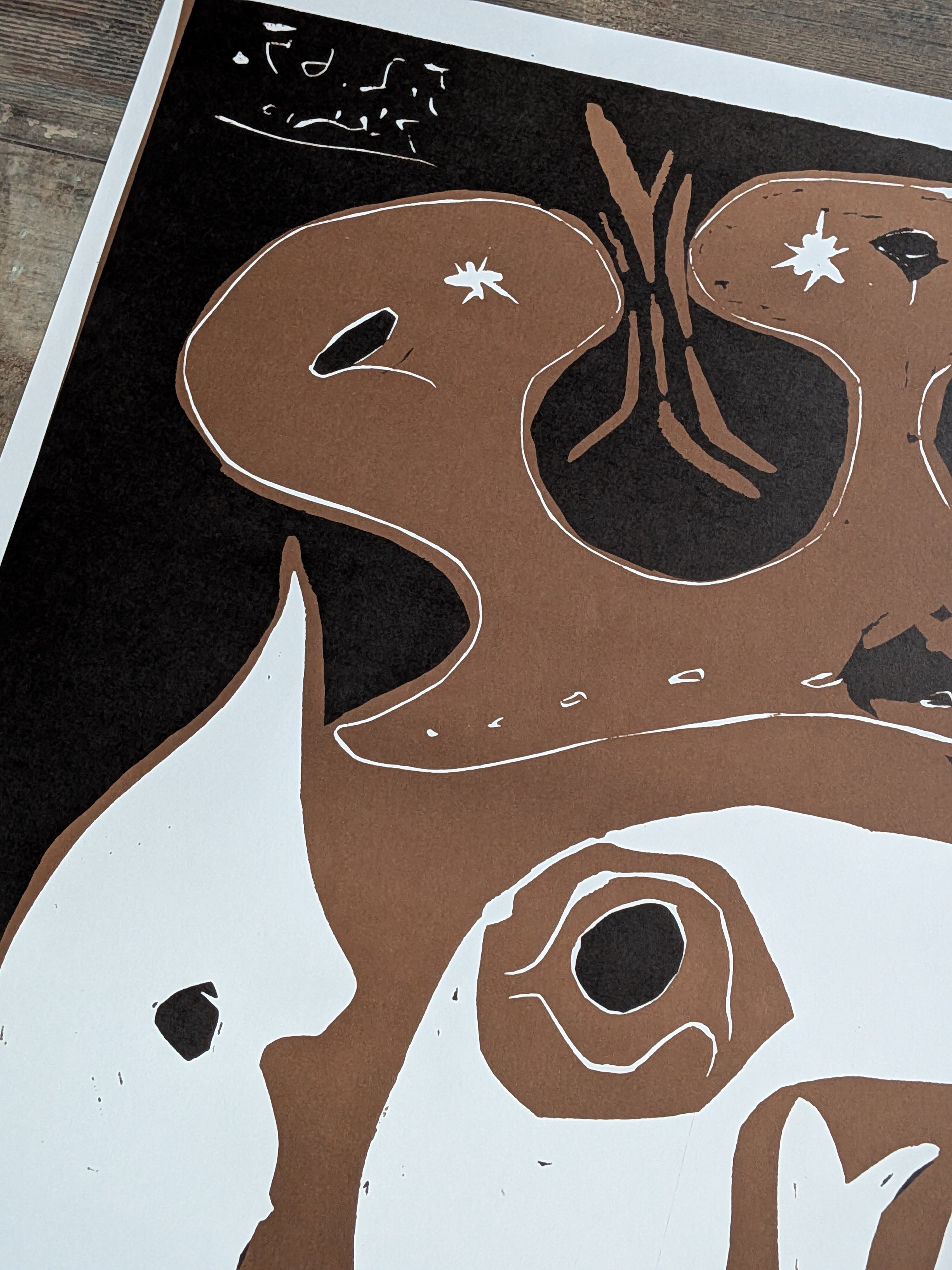 Head of a Jester-Picasso for The Patriot-Color Lithograph after 1981 ...