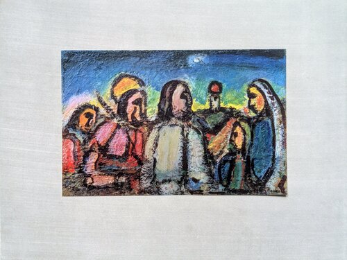 Georges Rouault - Christ and Disciples - Fine art impression in colors ...