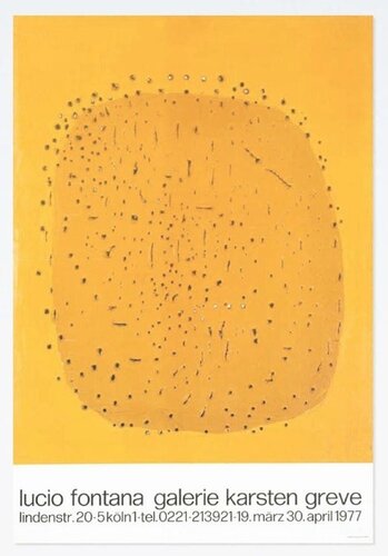 Abstraction in Orange and Yellow - Rare Vintage Screen printing, 1977 ...