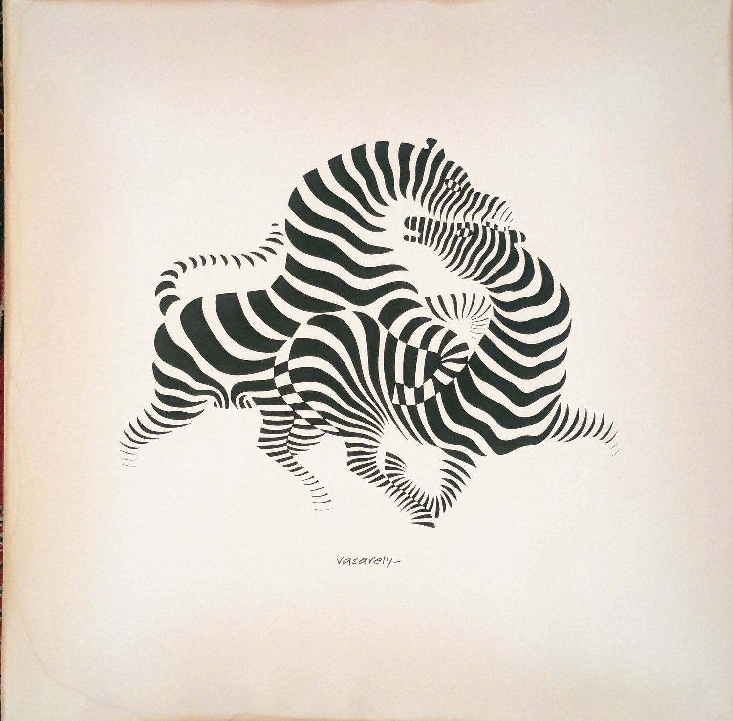 Zebras - Original Signed Serigraph, 1970's-80's von Victor Vasarely ...