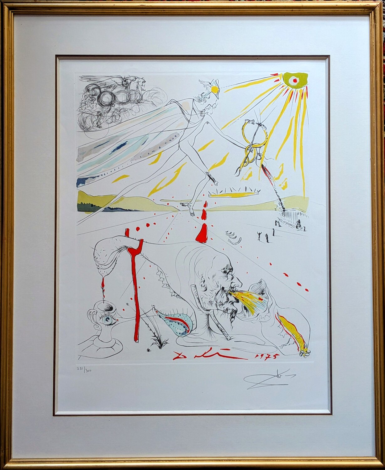 The Alchemist - Hand-Signed Drypoint and Aquatint, with stencil, 1973 ...