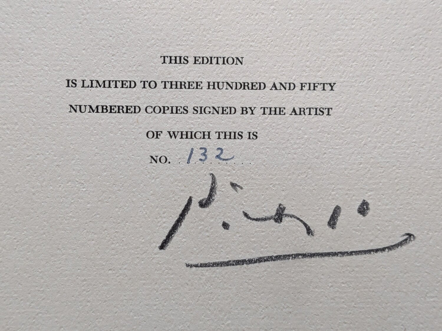 Picasso: The Recent Years 1939-1946 - Exceptional rare signed by ...