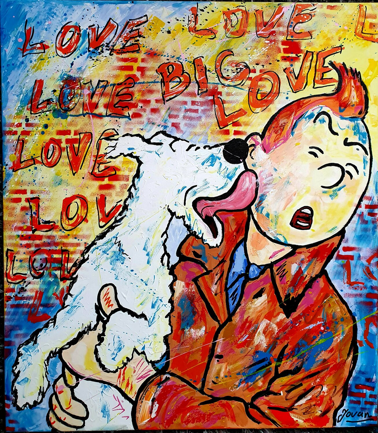 Tintin And Milou Art
