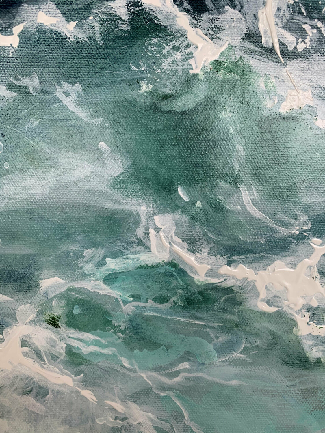 Ocean cubes I by Irina Laube (2020) : Painting Acrylic on Canvas ...