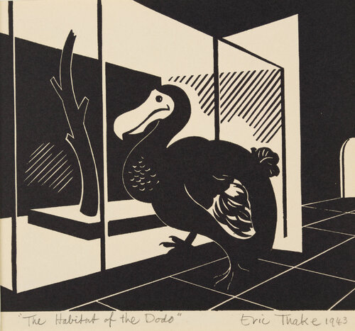 The Habitat of the Dodo de Eric Thake (1943): Impresión Pintura en ...