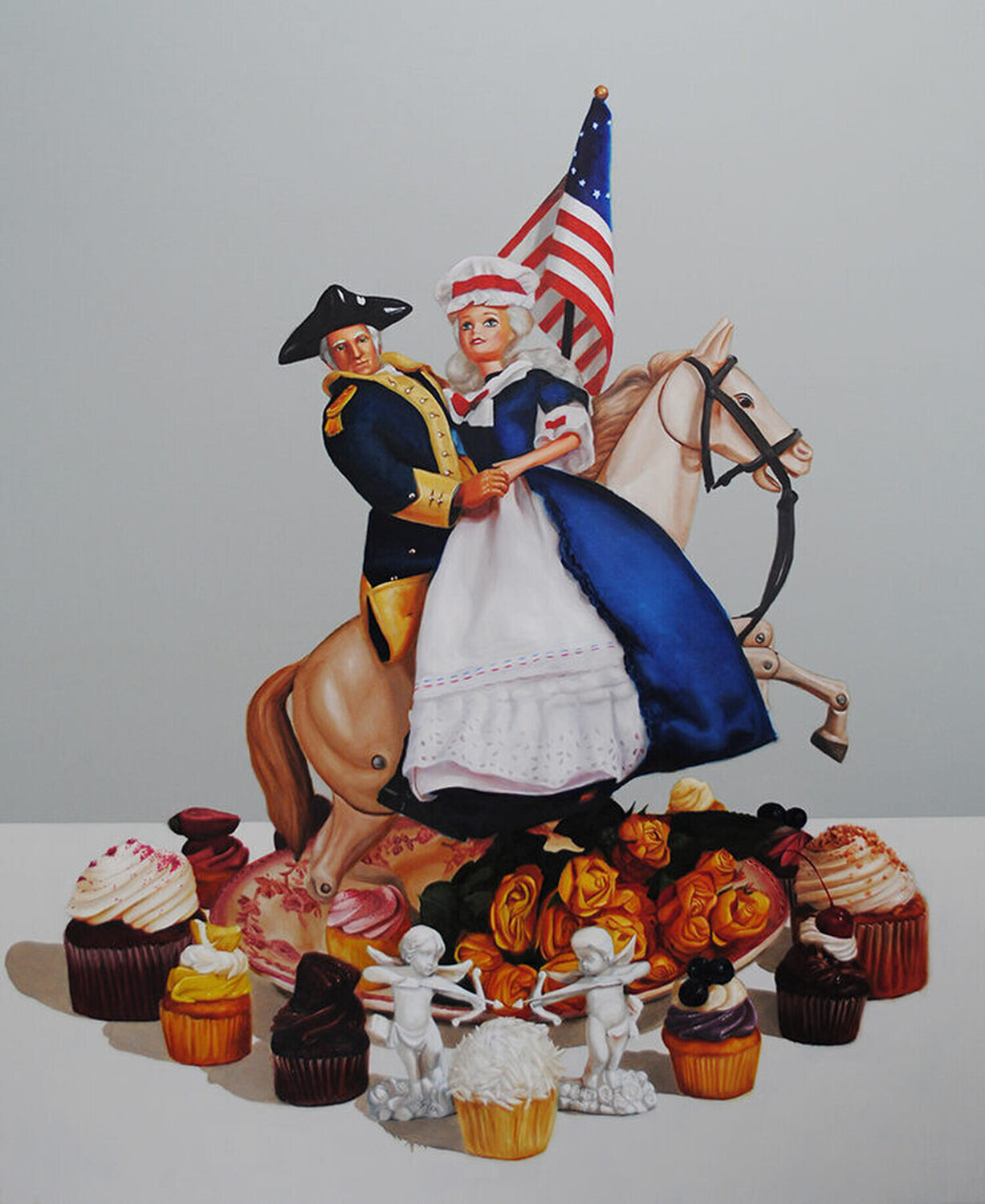 Love, Colonial Style by Pat Hobaugh (2024) : Painting Oil - Singulart