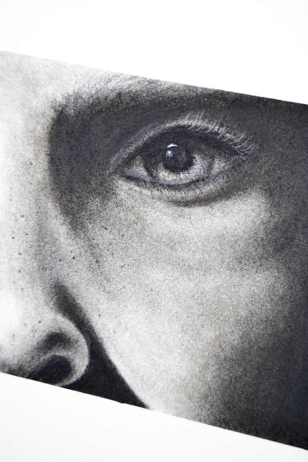 Inner Frame Ⅰ door DAVARO David (2025) : Schilderij Houtskool, Grafiet ...