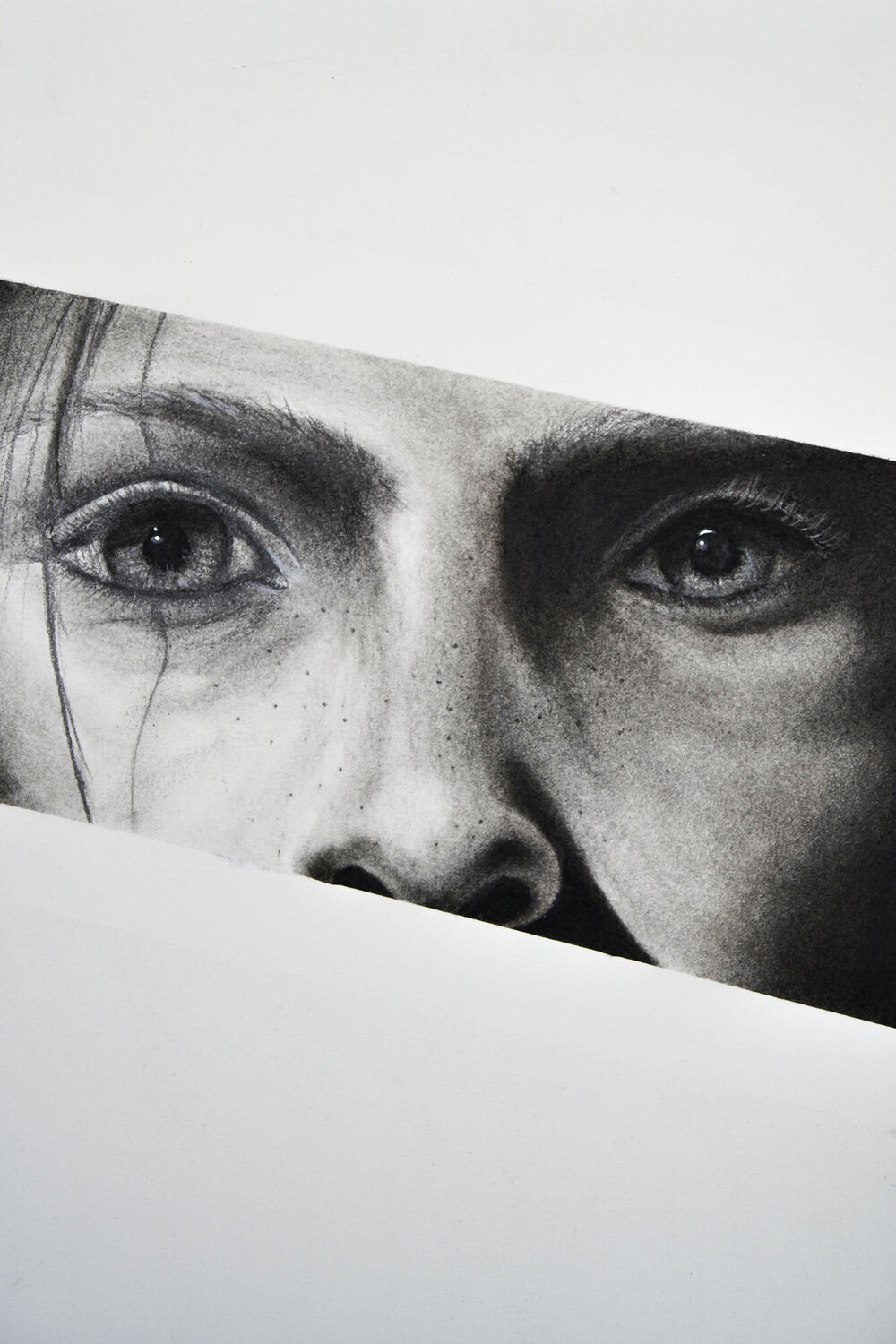 Inner Frame Ⅰ door DAVARO David (2025) : Schilderij Houtskool, Grafiet ...