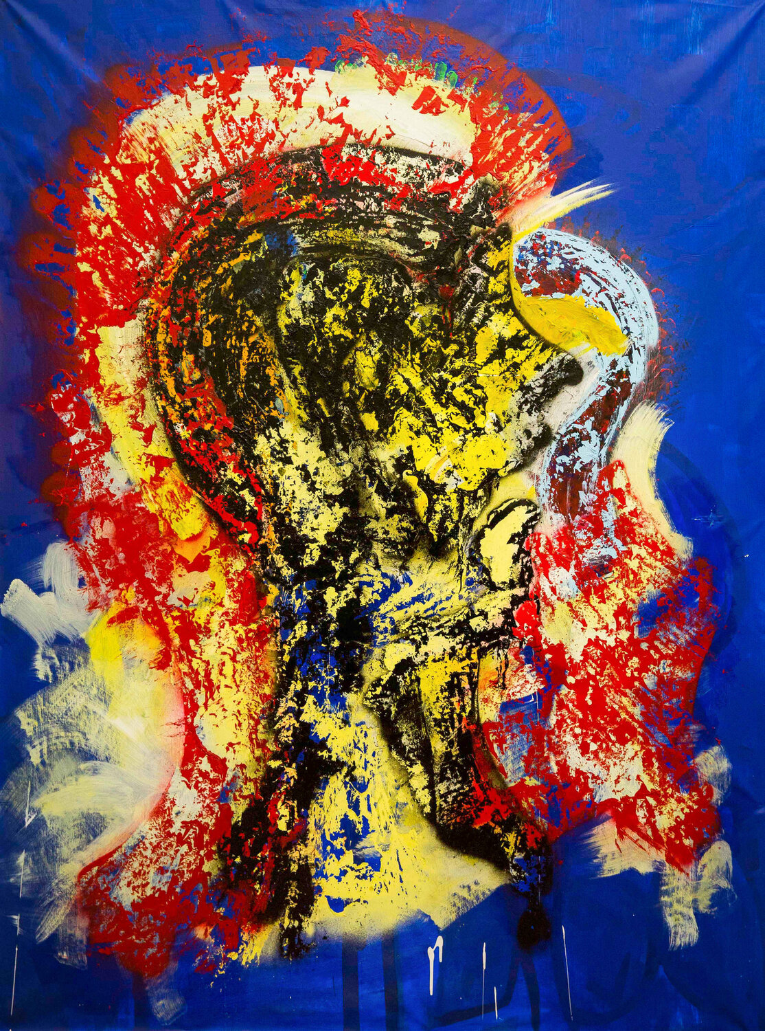 Tear_13 - Chess figure by Tomáš Bokor (2018) : Painting Acrylic, Spray ...