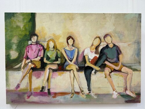 Friends de Leticia Cudos (2024) : Peinture Huile sur Panneau ...