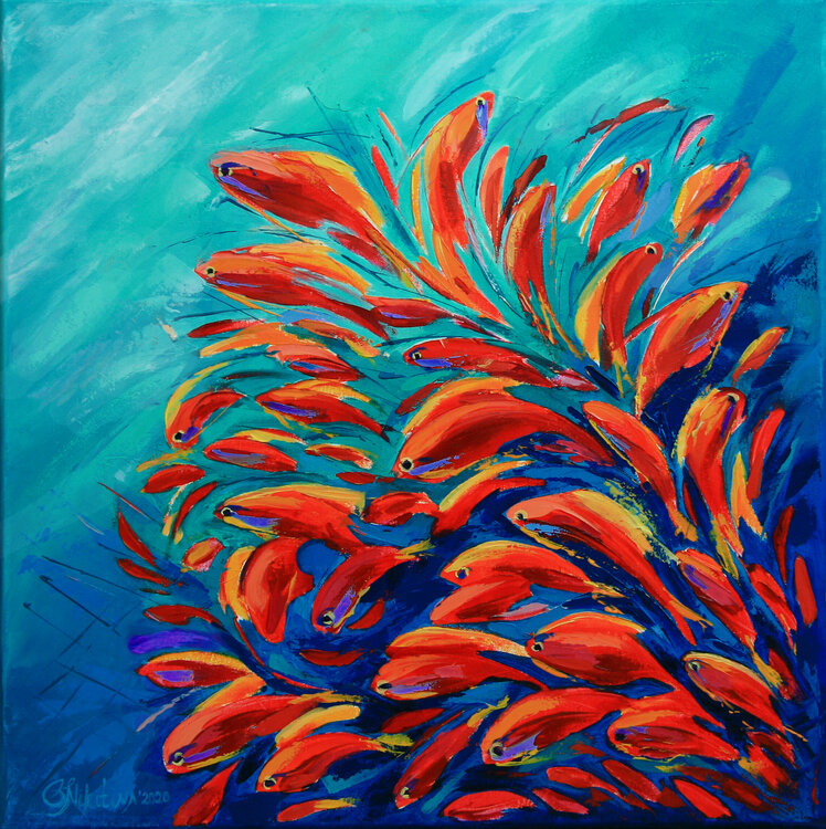 Abstract Fish Paintings By Famous Artists