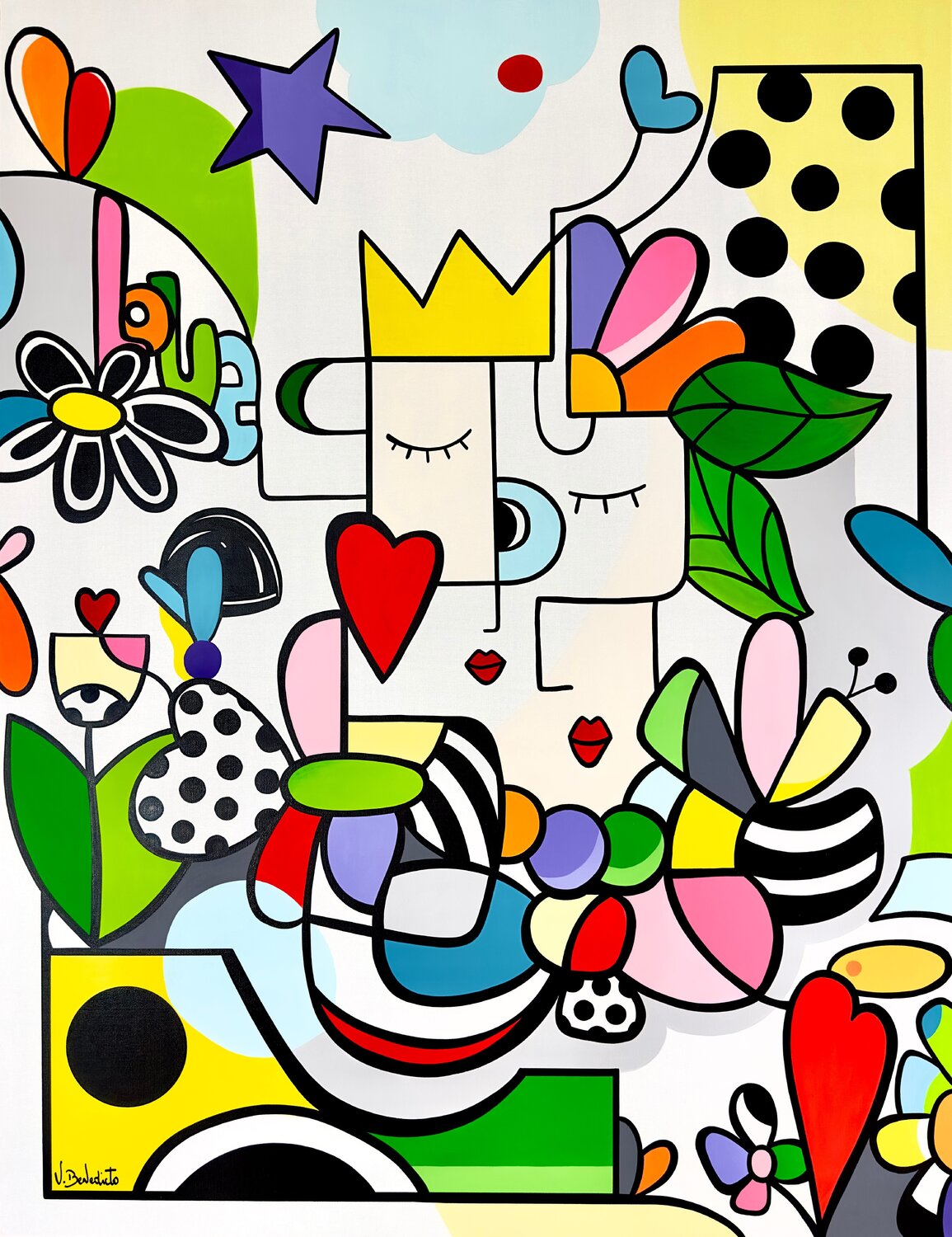 Amour Fou by Virginia Benedicto (2024) : Painting Acrylic - Singulart