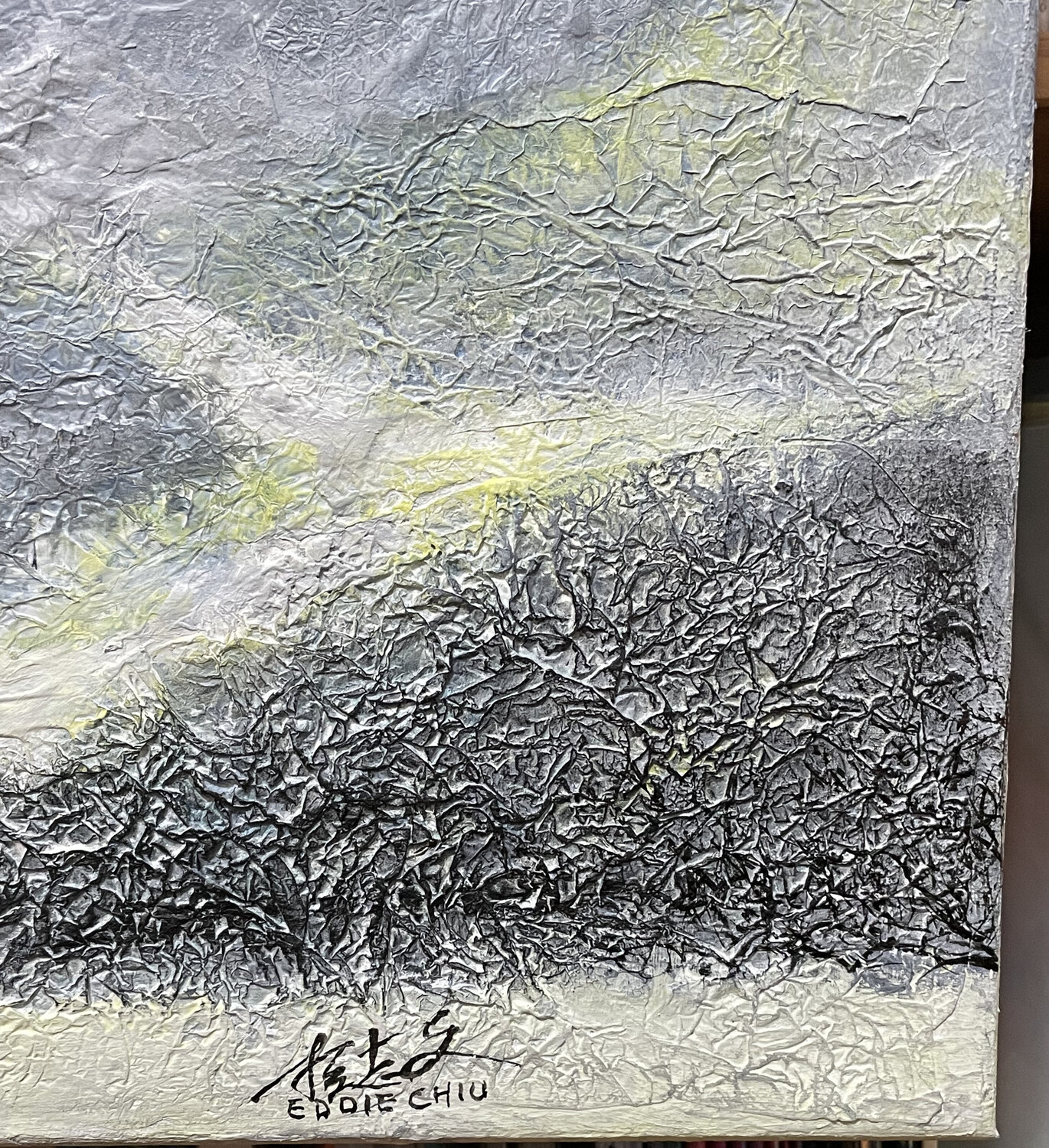 ABSTRACT 25.04 by Eddie Chiu (2025) : Painting Acrylic on Canvas - Singulart