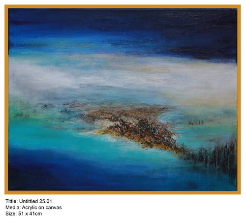 Untittle 25.01 by Eddie Chiu (2025) : Painting Acrylic on Canvas - Singulart