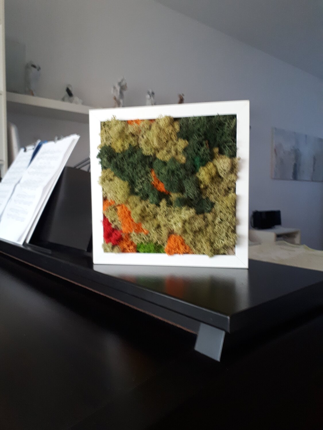 moss_3 by Martina Hartusch (2022) : Painting Collage on Wood - Singulart