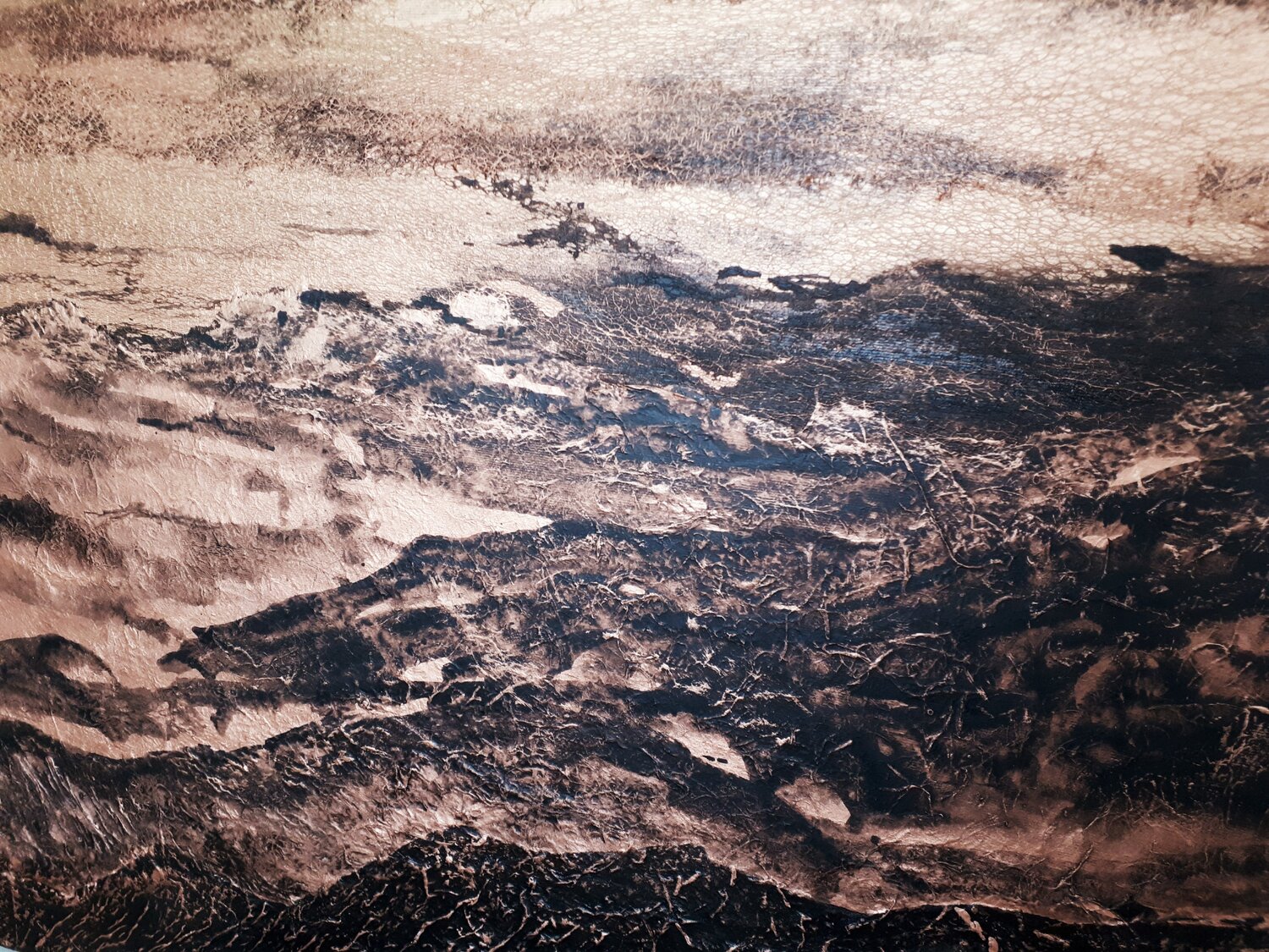 SMC_160 by Martina Hartusch (2023) : Painting Acrylic, Collage on ...