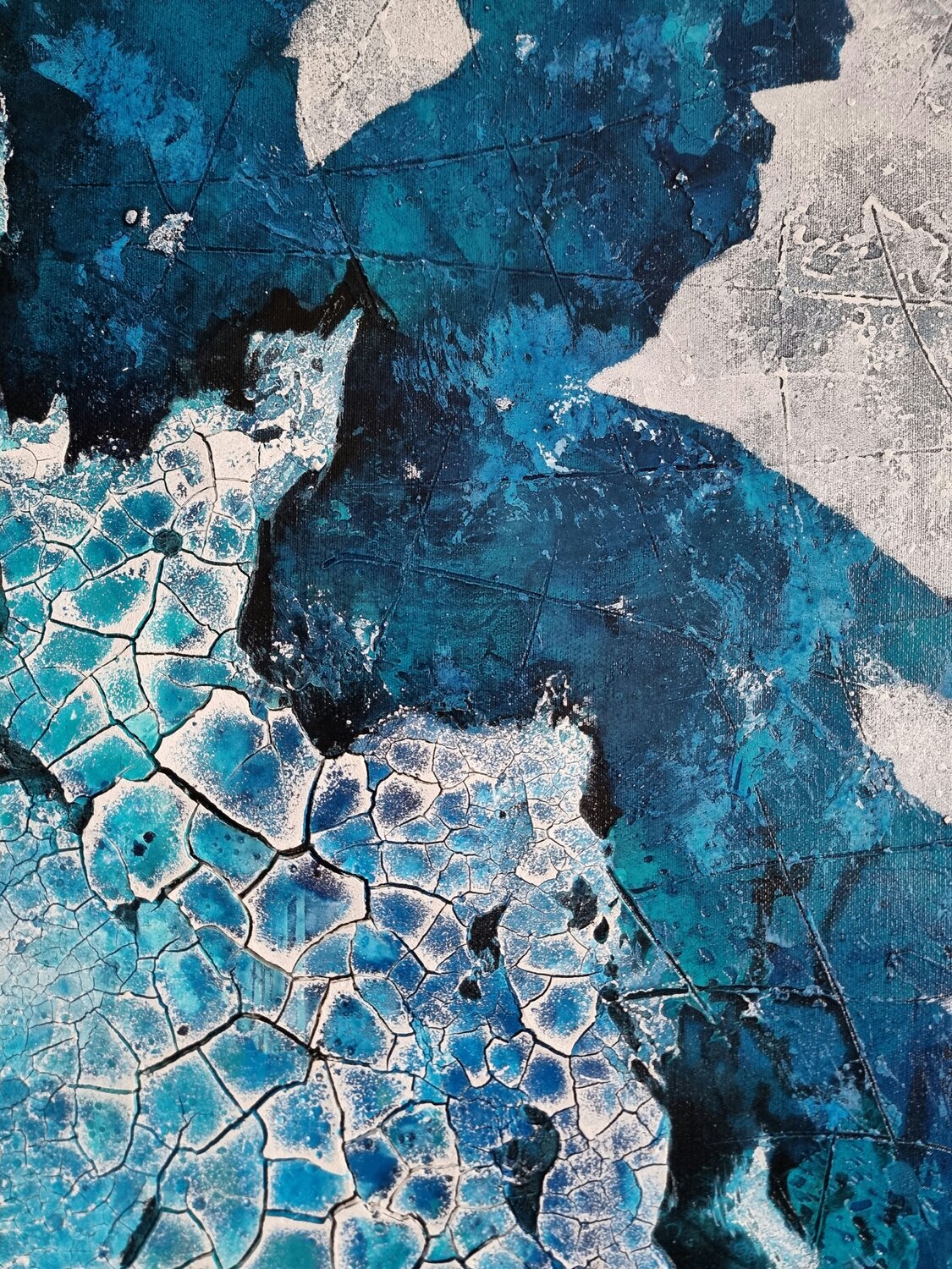 SC_225 by Martina Hartusch (2025) : Painting Acrylic, Sand on Canvas ...