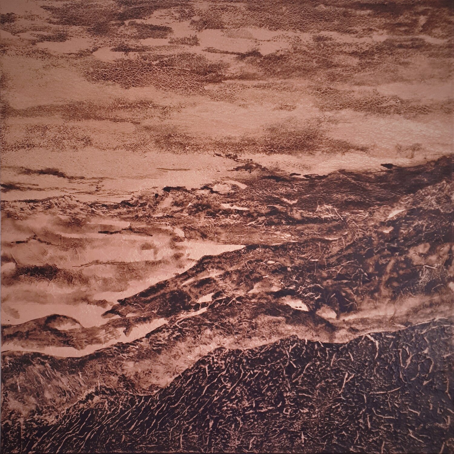 SMC_160 by Martina Hartusch (2023) : Painting Acrylic, Collage on ...