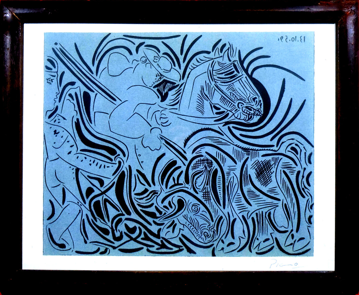 pique III by Pablo Picasso (1959) : Print Lithography on Paper - Singulart