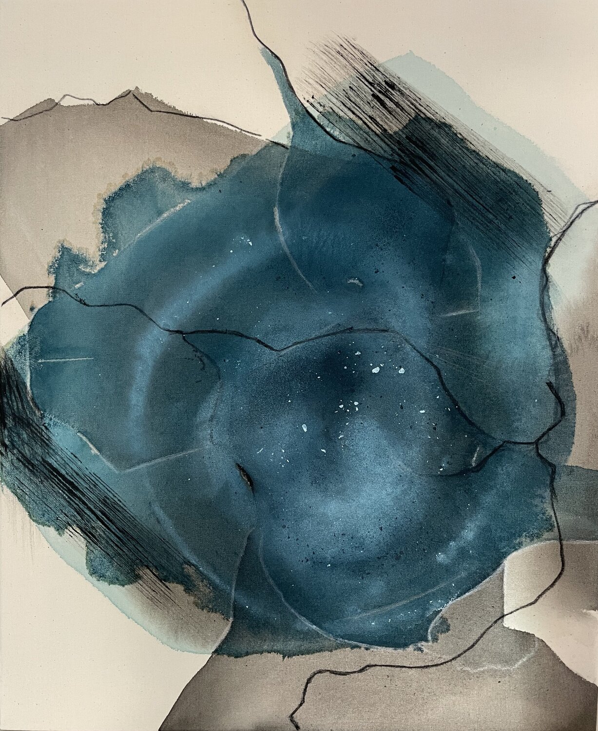 Ordo ex Chao de non functional Art (2025): Pintura Acrílico, Pastel en ...