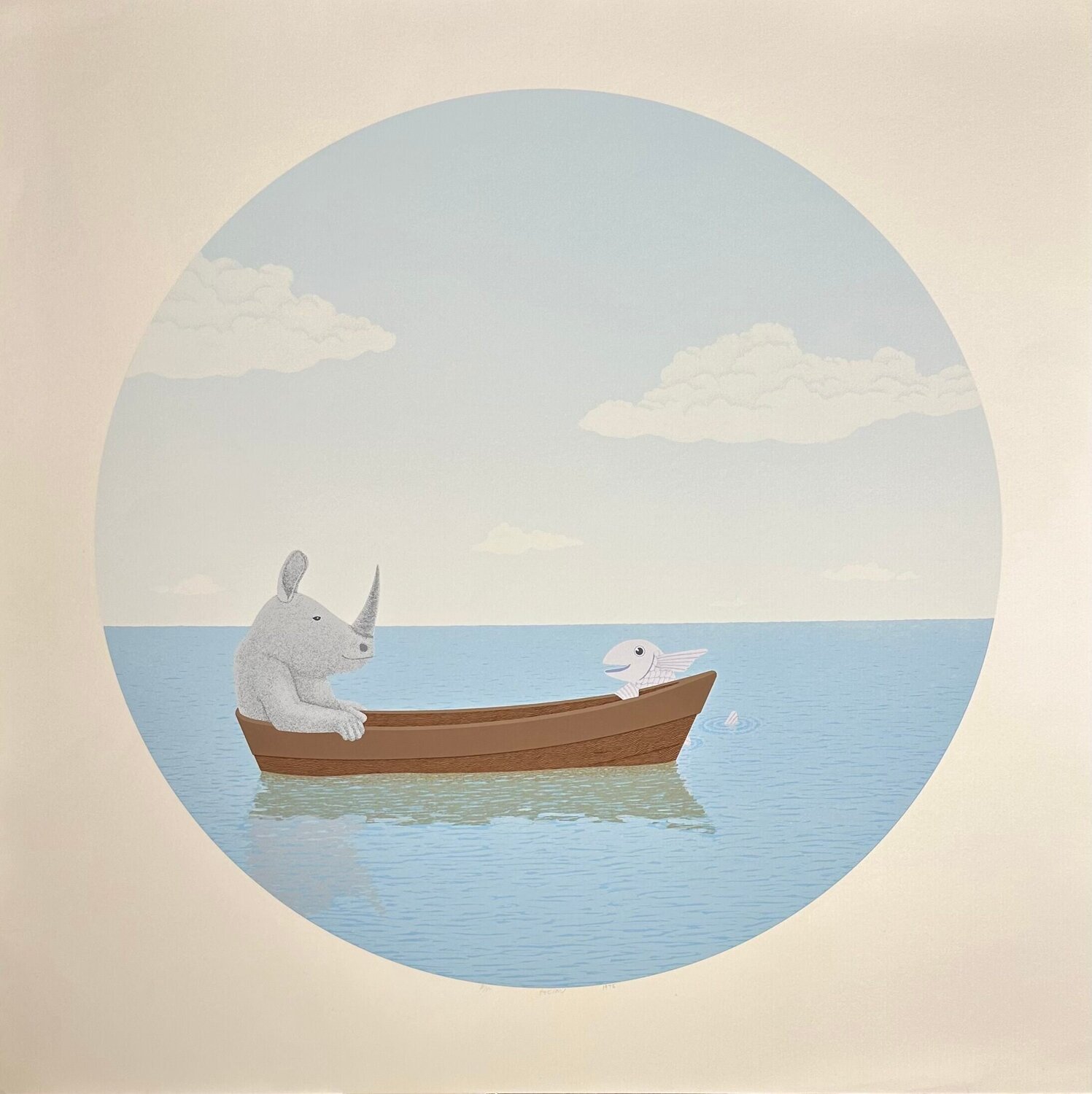 Outing by Jonathan Meader (1975) : Print Screen Printing - Singulart