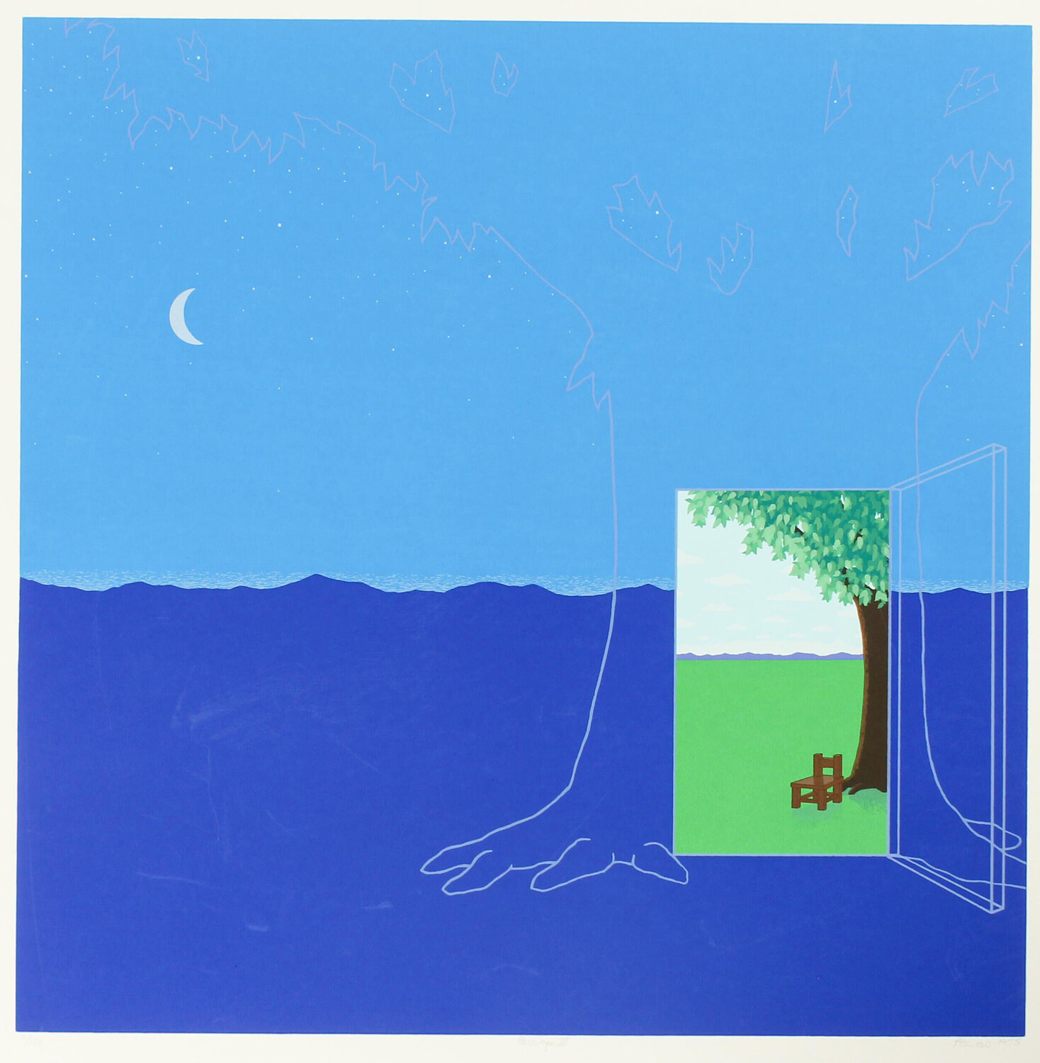 Passage III by Jonathan Meader (1975) : Print Screen Printing - Singulart