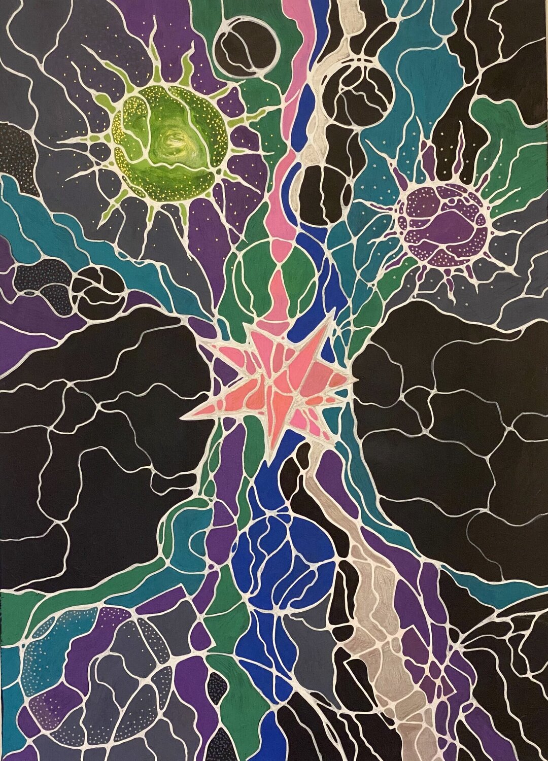 Tree of Existence de Sonya Marchand (2023): Pintura Acrílico en Lienzo ...